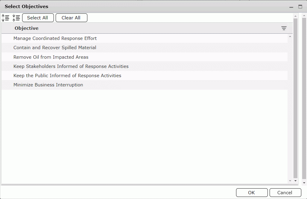 ICS 202 - General Response Objectives