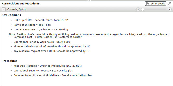 ICS 202a - Command Direction