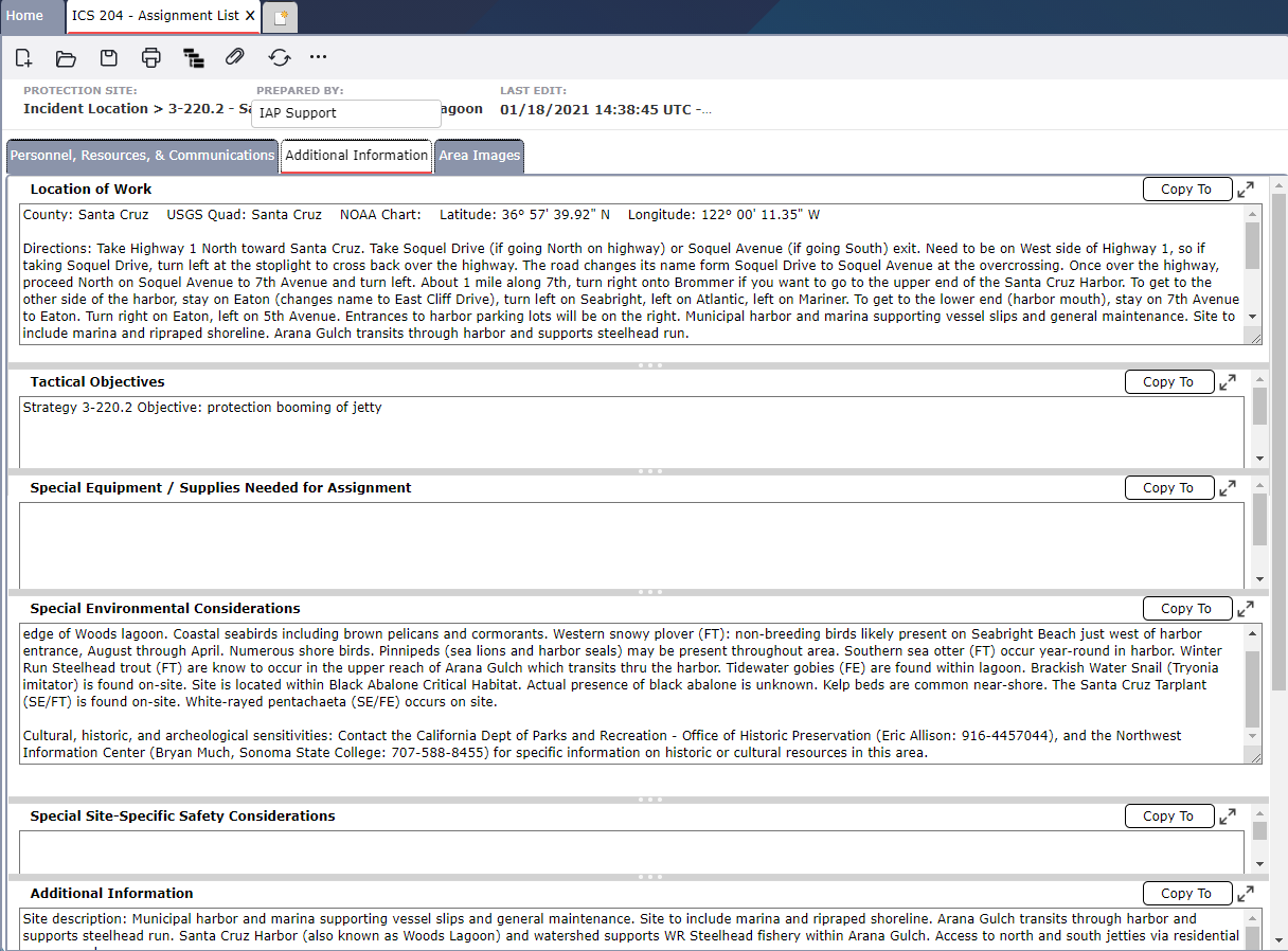 ICS 204 - Assignment List