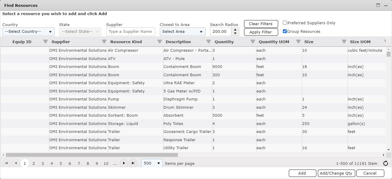 ICS 213RR - Resource Request