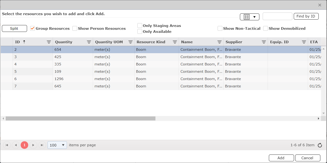 ICS 213RR - Resource Request