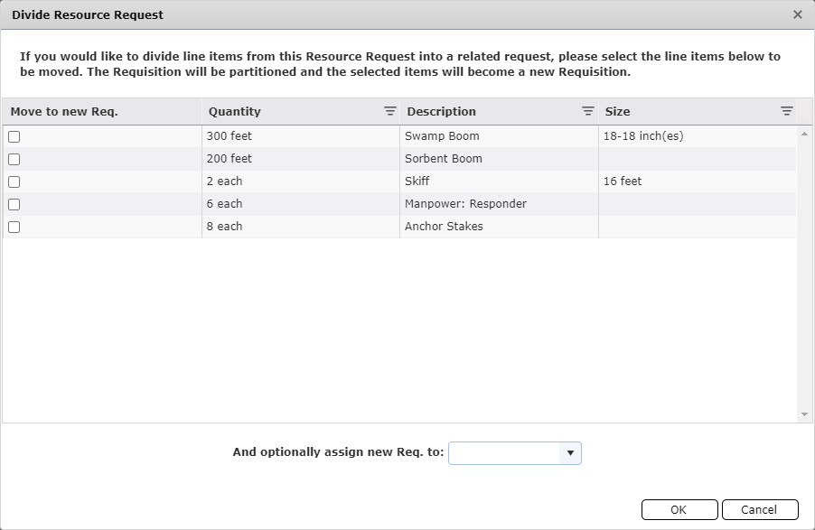 ICS 213RR - Resource Request